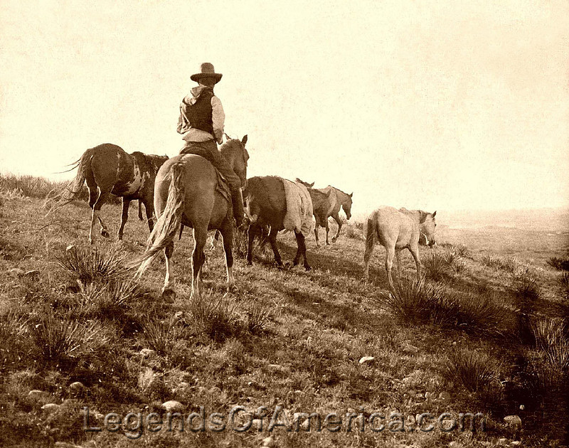 Legends of America Photo Prints | Erwin E. Smith - Cowboy Photographer