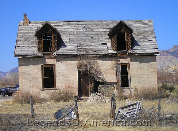 Legends of America Photo Prints | Central Utah | Emery, UT - Old House